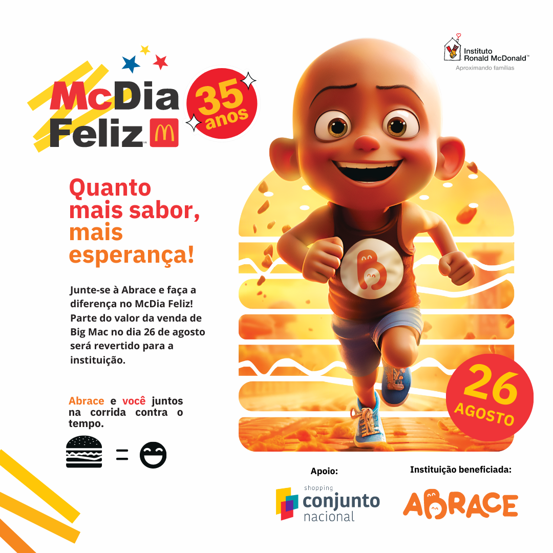 Conjunto Nacional apoia campanha do McDia Feliz | Jornal Times Brasília